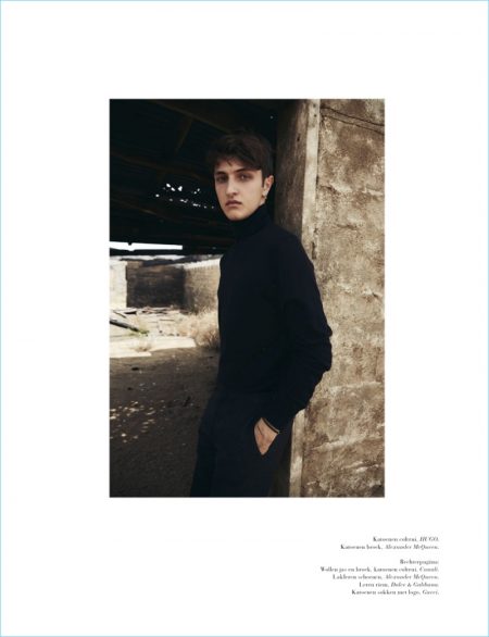 Anwar Hadid Heads Outdoors for L’Officiel Hommes NL Cover Shoot – The ...