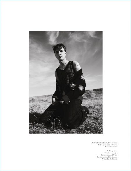 Anwar Hadid Heads Outdoors for L'Officiel Hommes NL Cover Shoot – The ...
