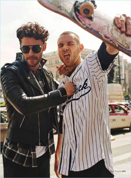 Corey Saucier & Ryan Allan Rock Street Style for Esquire Latin America ...
