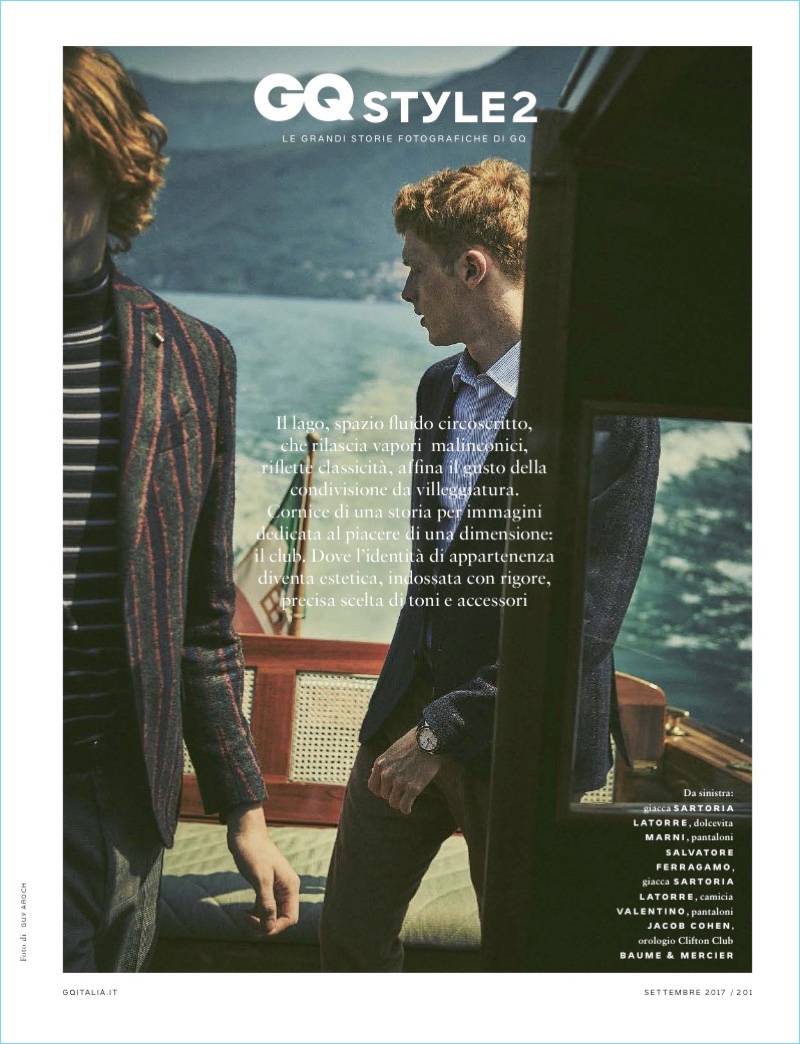 Guy Aroch Photographs Redhead Models for GQ Italia