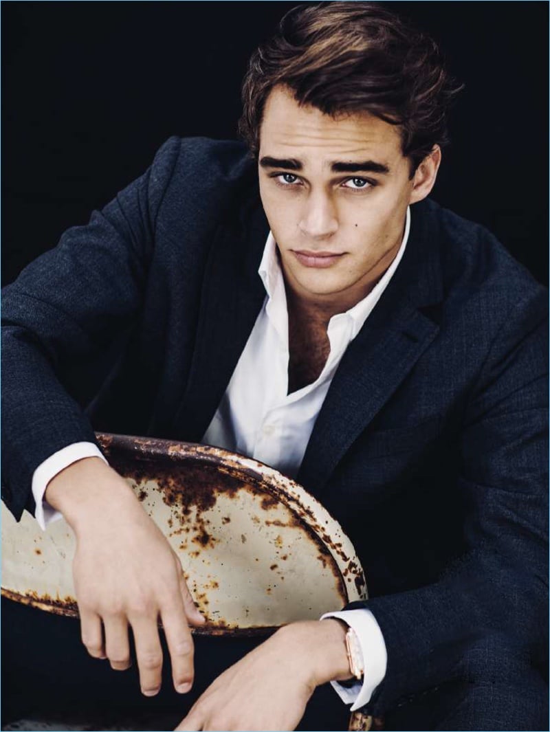 Pepe Barroso Silva Models Classic Menswear for Ego Magazine