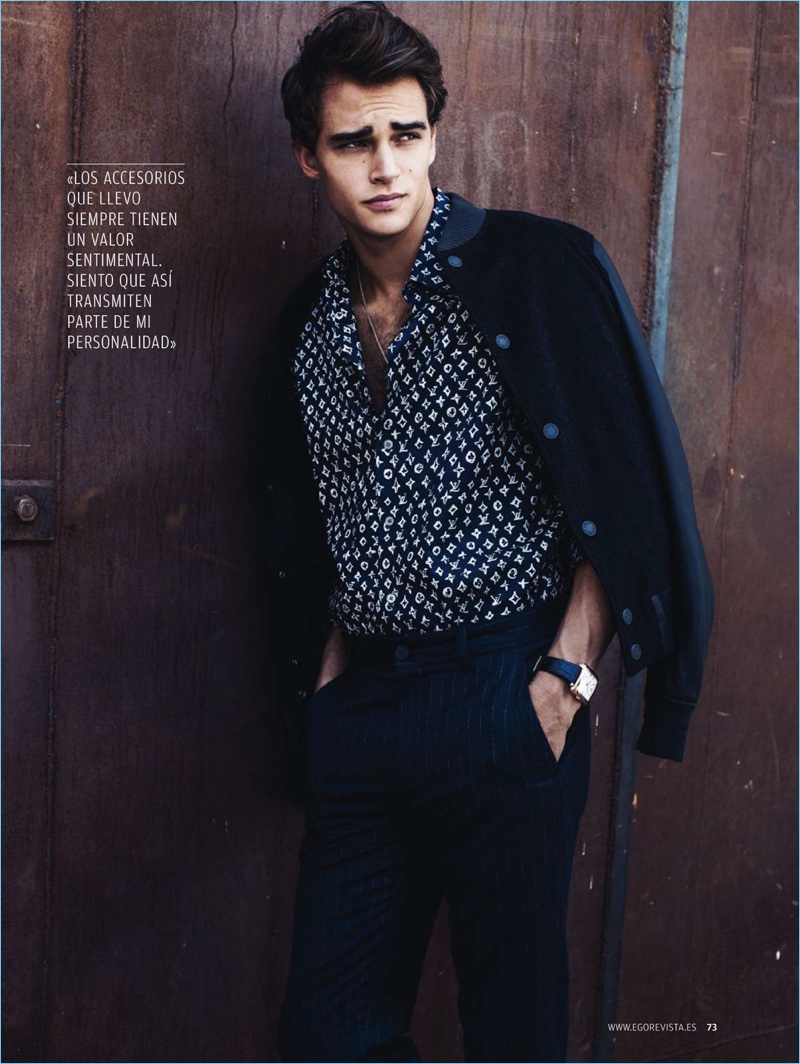 Pepe Barroso Silva Models Classic Menswear for Ego Magazine