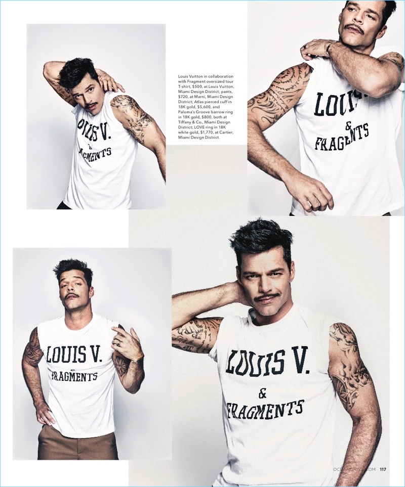 Ricky Martin Covers Ocean Drive, Talks Gianni Versace – The Fashionisto