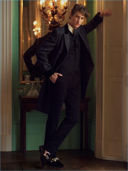 Making a Statement: Joel Meacock Dons Sartorial Fashions for Harrods ...