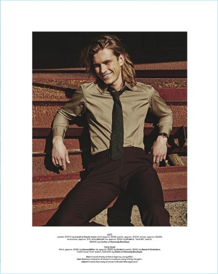 Charlie Kennedy | 2017 | GQ Australia | Fashion Editorial