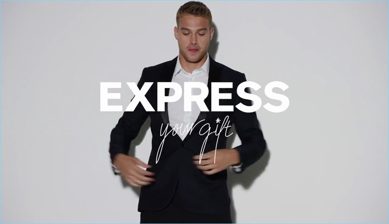 Express | Holiday 2017 | Men's Suits | Matthew Noszka | Hamid Onifade