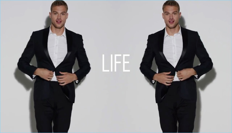 Express | Holiday 2017 | Men's Suits | Matthew Noszka | Hamid Onifade