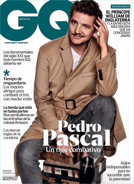 Pedro Pascal 2017 Gq México Cover Magazine Photo Shoot The Fashionisto