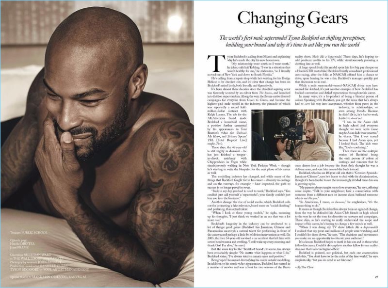 Tyson Beckford | Glass Magazine | 2017 Cover Photo Shoot
