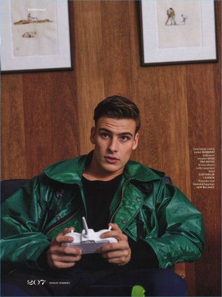 Justin Petzschke | Vogue Hommes Paris | 2018 | Editorial