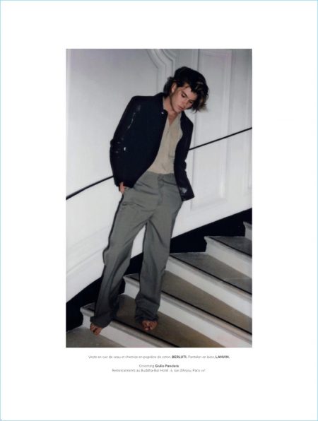 Jordan Barrett | L'Officiel Hommes Paris | 2018 | Editorial