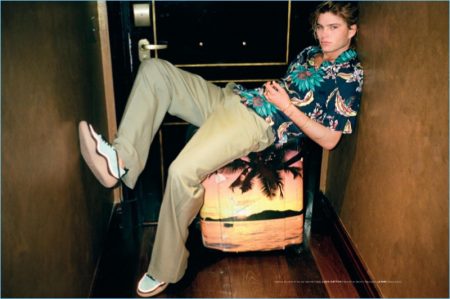 Jordan Barrett | L'Officiel Hommes Paris | 2018 | Editorial