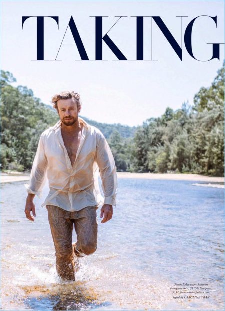 Simon Baker | Harper's Bazaar Australia | 2018 | Photo Shoot