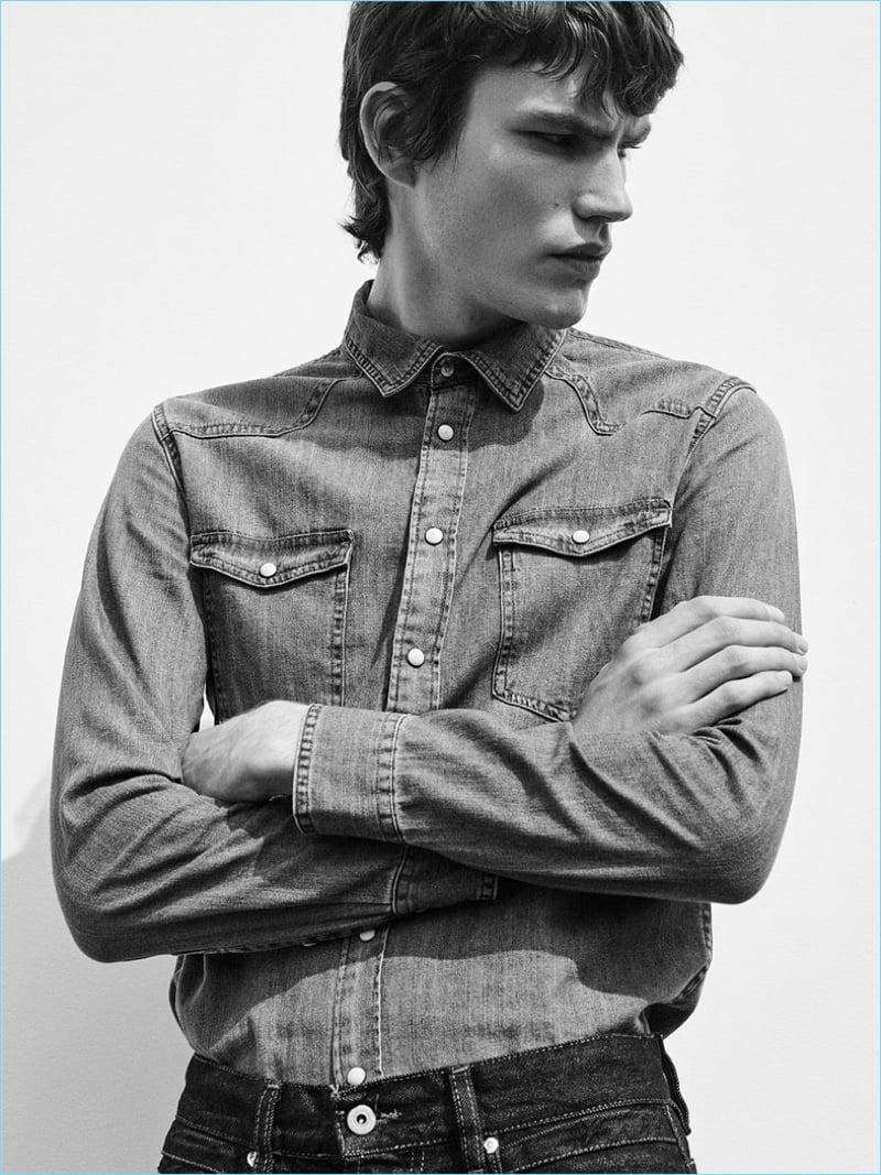 Zara Man | Editorial | 2018 | Denim Brights | Elias de Poot | Salomon Diaz
