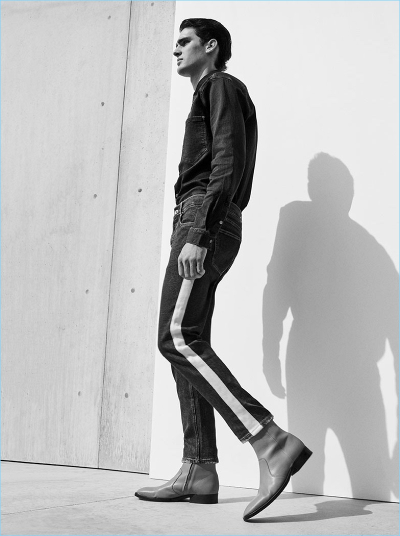 Zara Man | Editorial | 2018 | Denim Brights | Elias de Poot | Salomon Diaz