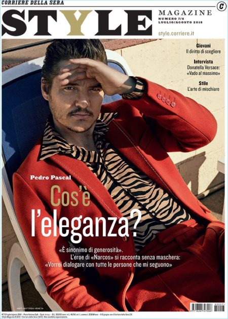 Pedro Pascal | Style Magazine Italia | 2018 | Cover | Photo Shoot