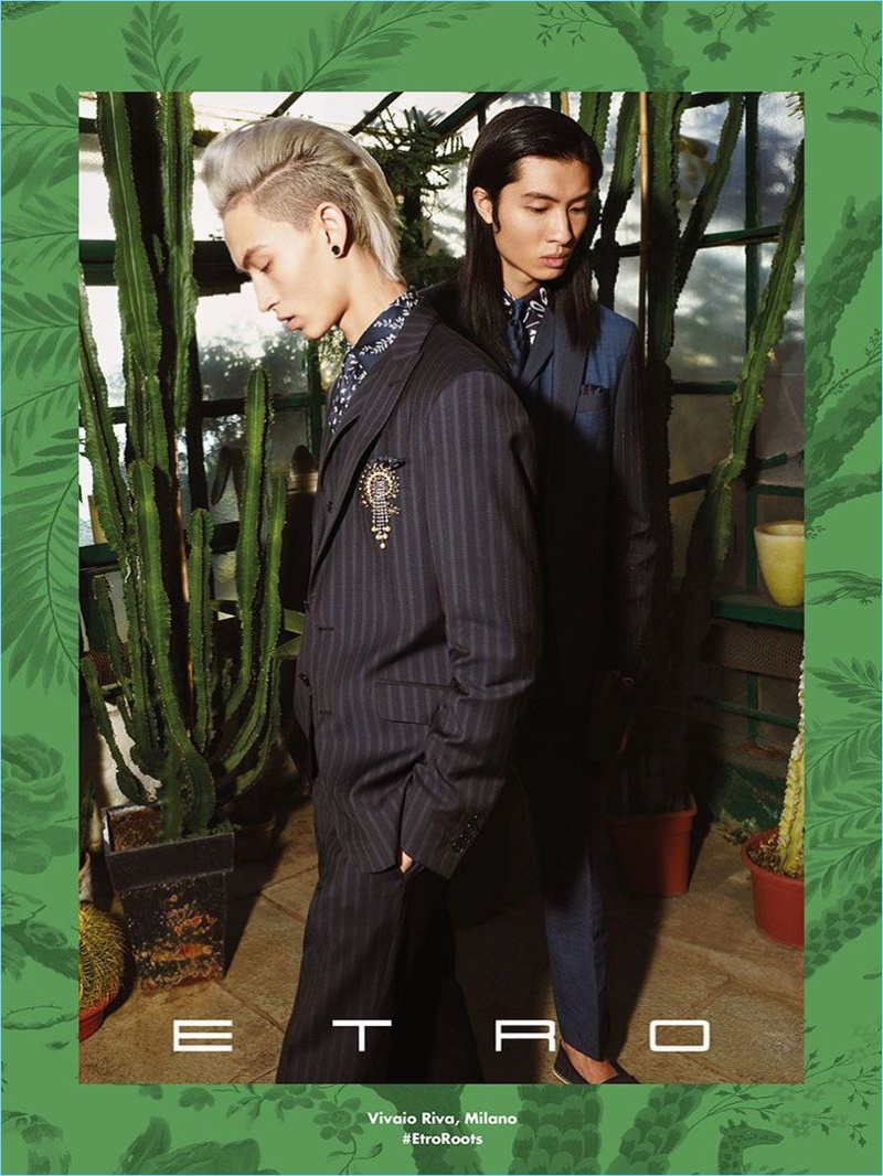 Etro | Spring 2018 | Men's Campaign | Piero Mendez | Simon Martyn