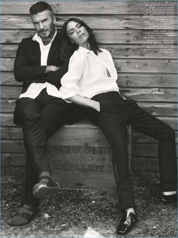 Victoria & David Beckham British Vogue 2018