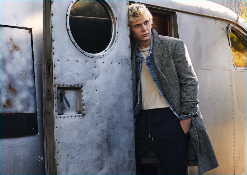 Evan Peters Icon Cover Photo Shoot