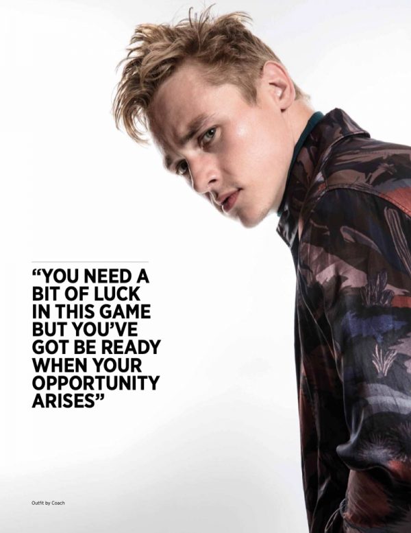 Ben Hardy Da Man Cover Shoot