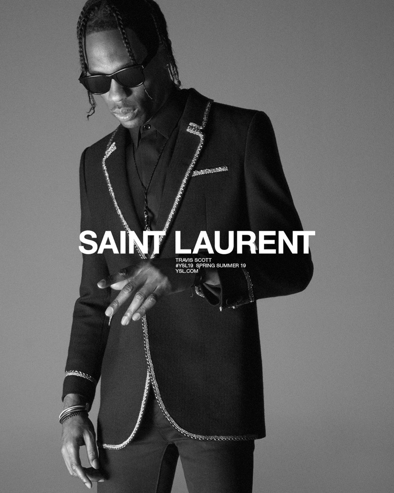 Travis Scott Saint Laurent Spring 2019 Campaign