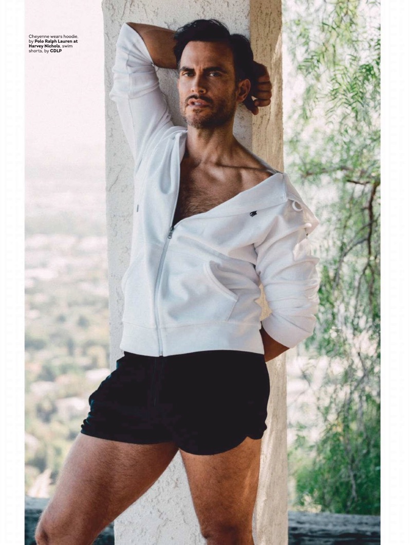 Cheyenne Jackson 2018 Attitude Cover Shoot