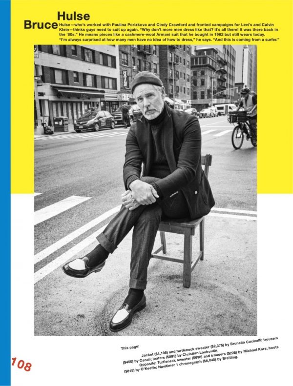 Tyson Beckford, Bruce Hulse, & Tim Easton for Esquire