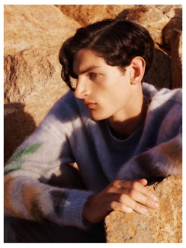 Aaron Shandel Harrods Magazine Editorial