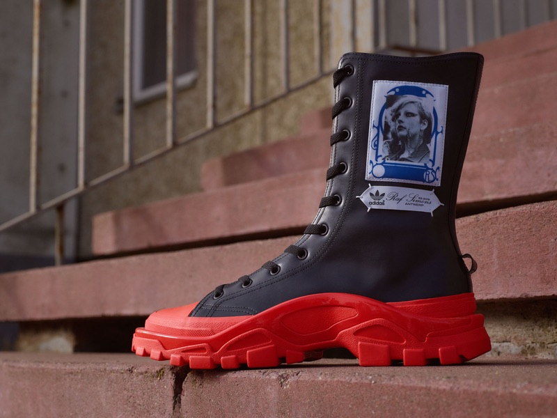 Adidas by Raf Simons RS Detroit High Sneakers