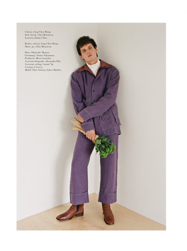 Theo Neilson L'Officiel Hommes Netherlands Editorial