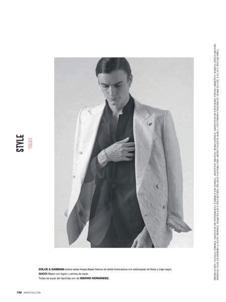 Jack Chambers Spanish GQ Editorial