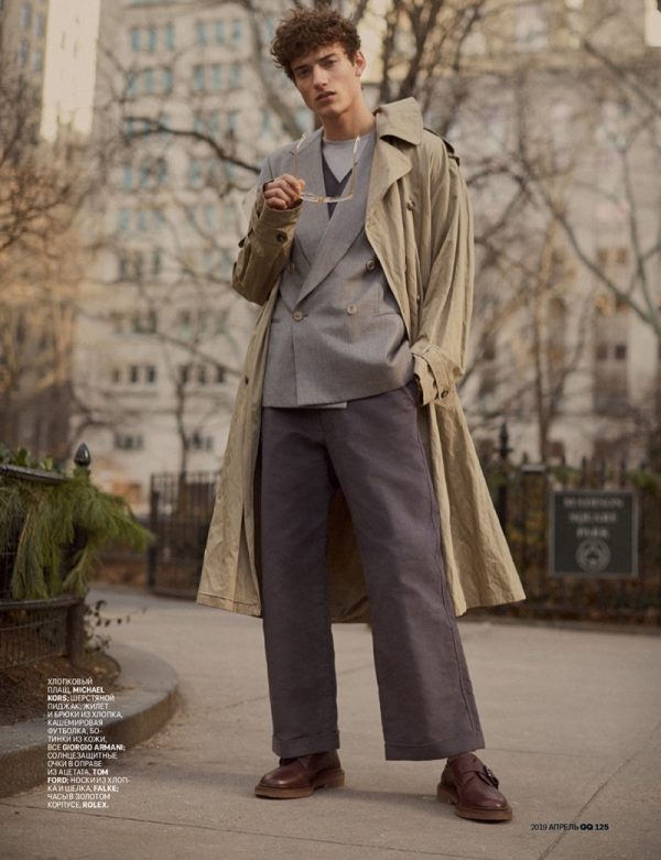Serge Rigvava 2019 GQ Russia Editorial
