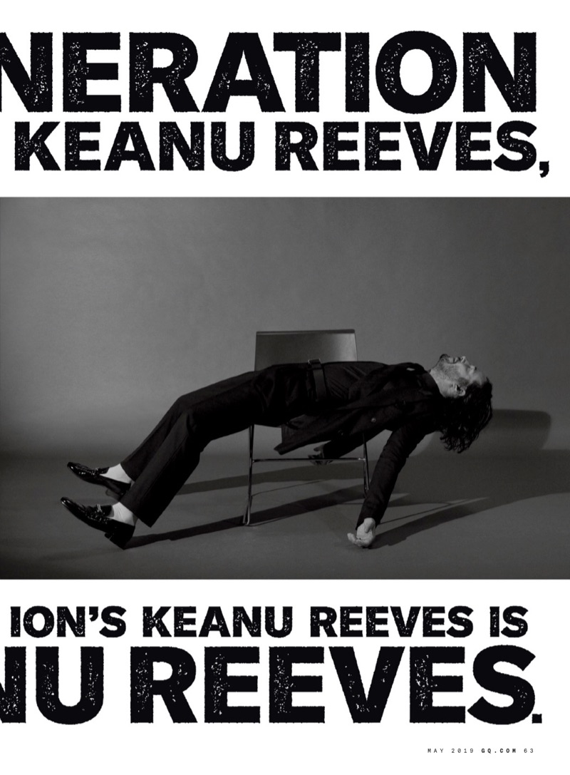 Keanu Reeves 2019 GQ Cover Photo Shoot