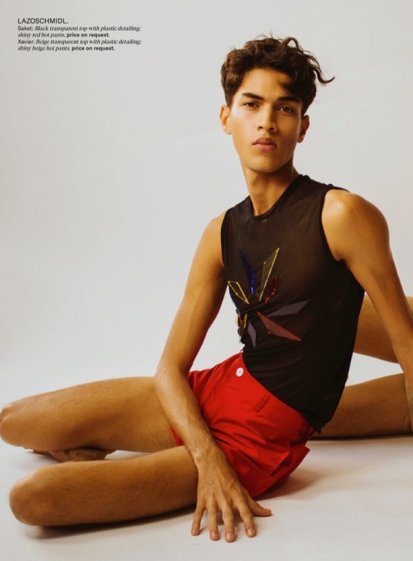 Saket Sharma & Xavier Hickman 2019 Gay Times Editorial