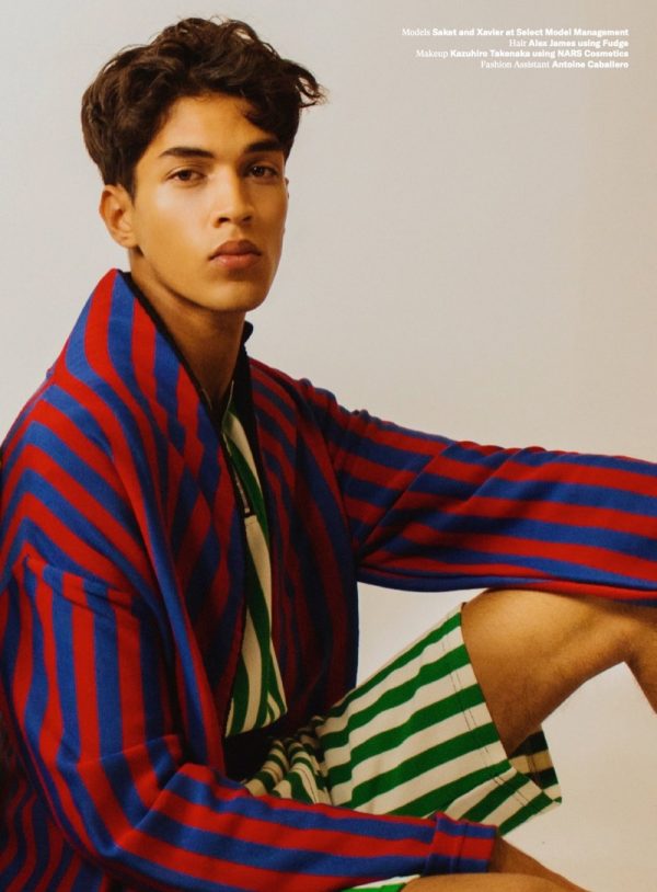 Saket Sharma & Xavier Hickman 2019 Gay Times Editorial