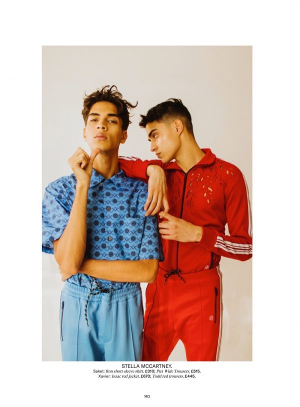 Saket Sharma & Xavier Hickman 2019 Gay Times Editorial