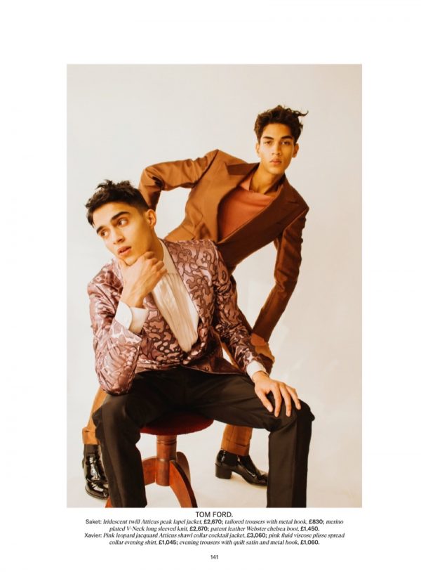 Saket Sharma & Xavier Hickman 2019 Gay Times Editorial