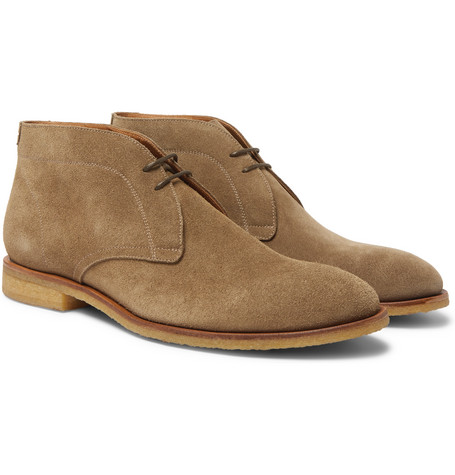 Mr P. – Lucien Suede Desert Boots – Men – Light brown | The Fashionisto