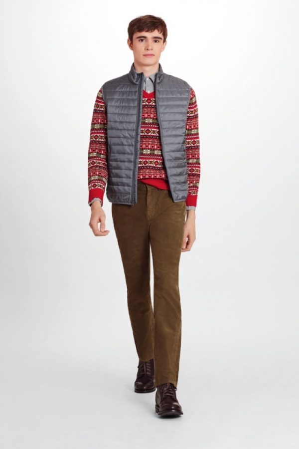 Brooks Brothers Red Fleece Wool Side Stripe Jogger Pants