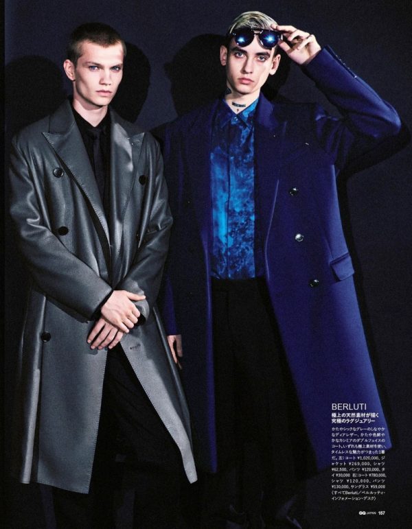 Nikita Rumjancevs, Timo Ebbers & Jordy Gerritsma GQ Japan