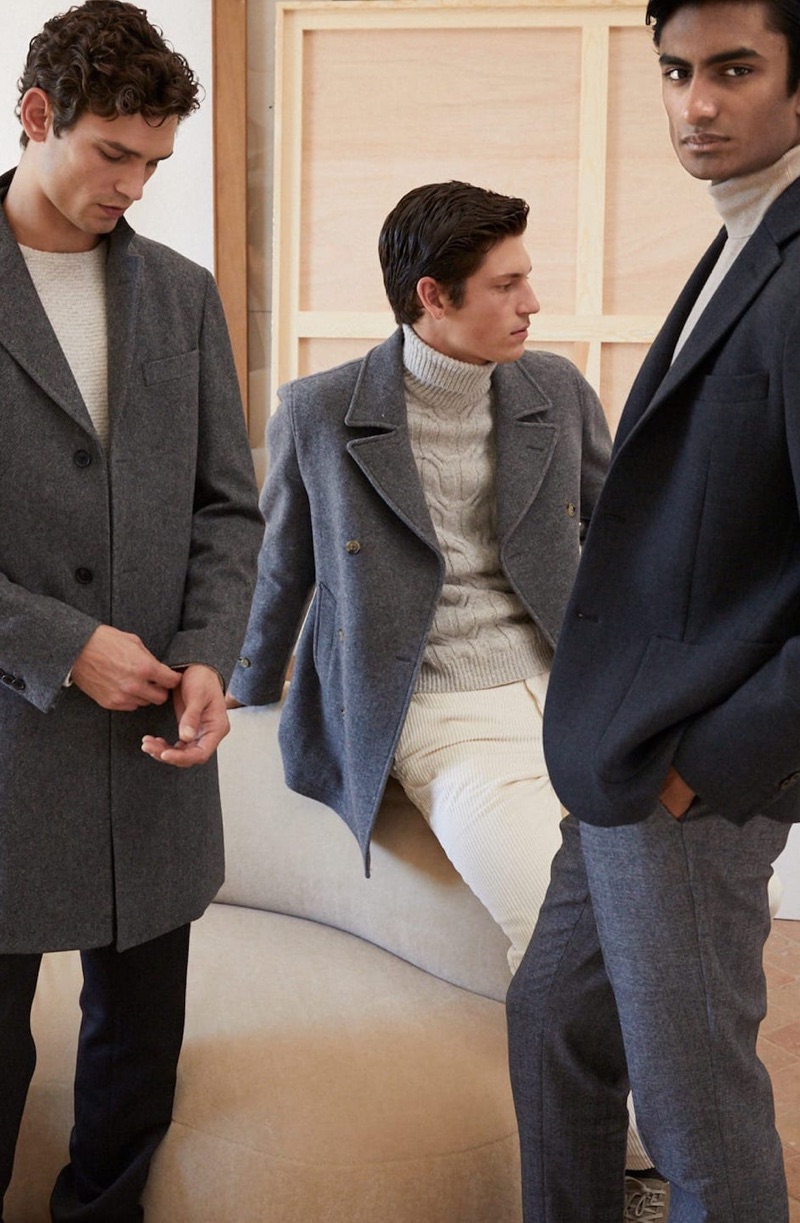 Massimo Dutti Men's Editorial: Business Meets Art