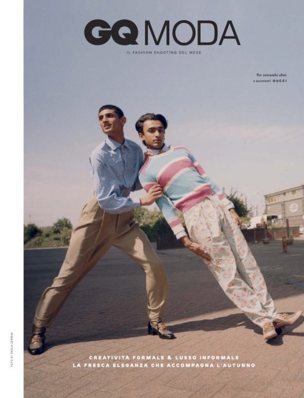 Zaki Gill, Neeraj Saini & Benjamin Lessore 2019 GQ Italia