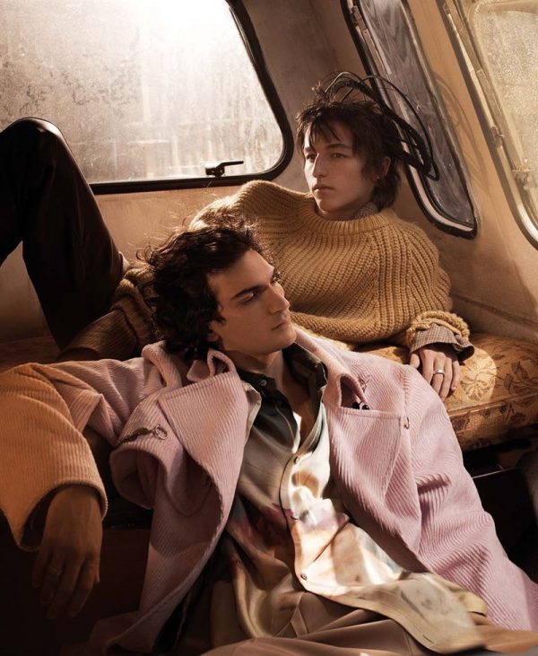 Luca Lemaire & Alexander Carey Morgan L'Officiel Hommes Italia