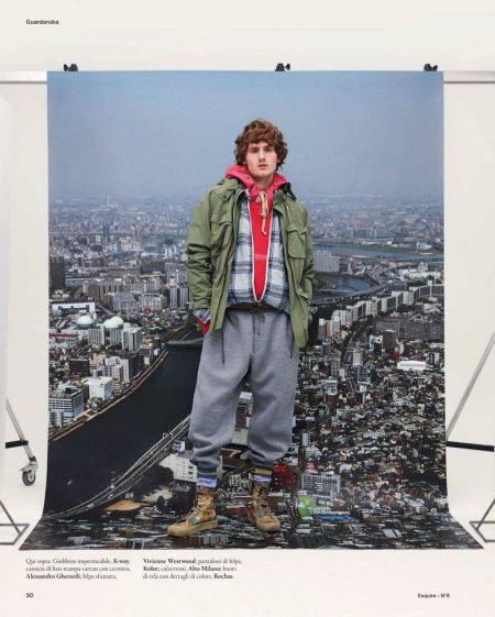 Lemmie van den Berg 2020 Esquire Italia Editorial