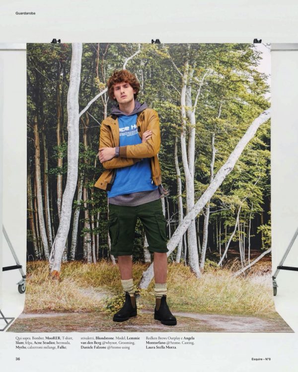 Lemmie van den Berg 2020 Esquire Italia Editorial