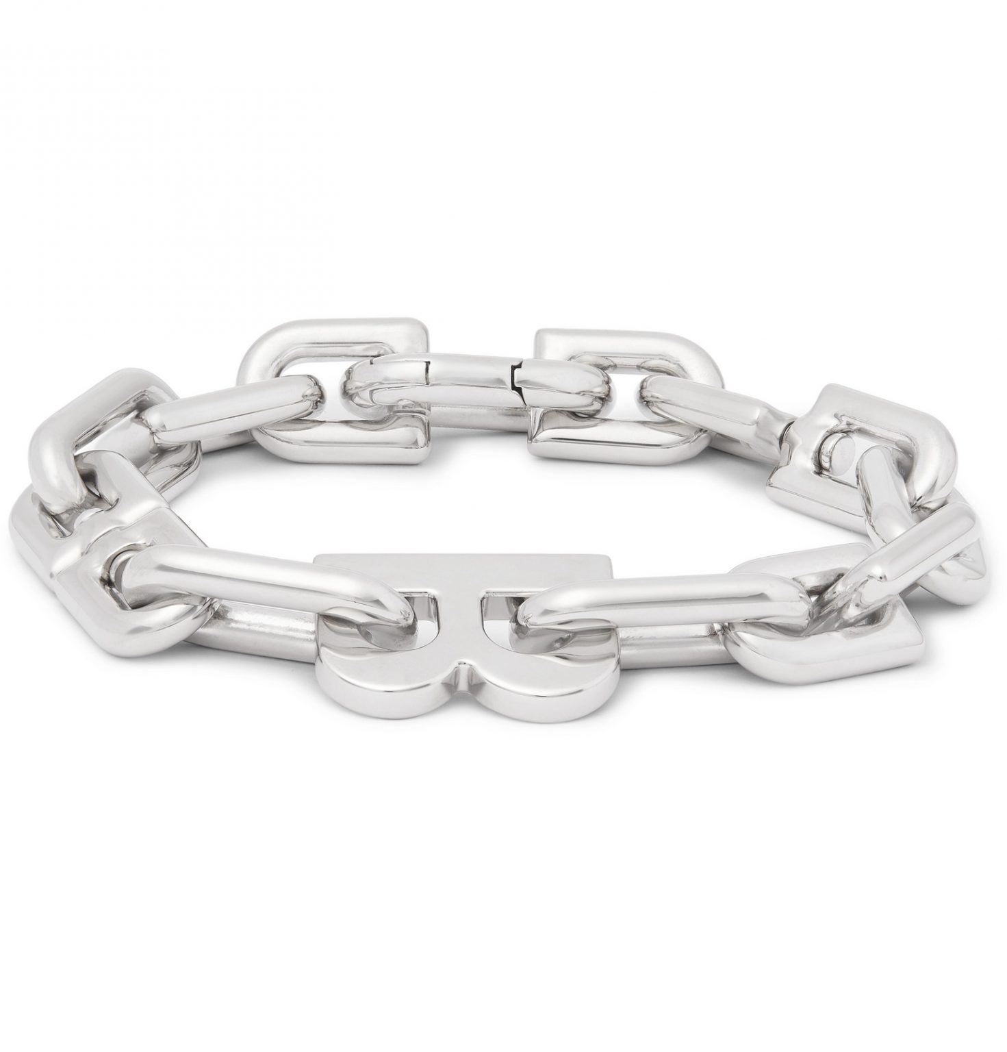 Balenciaga - Silver-Tone Chain Bracelet - Men - Silver | The Fashionisto