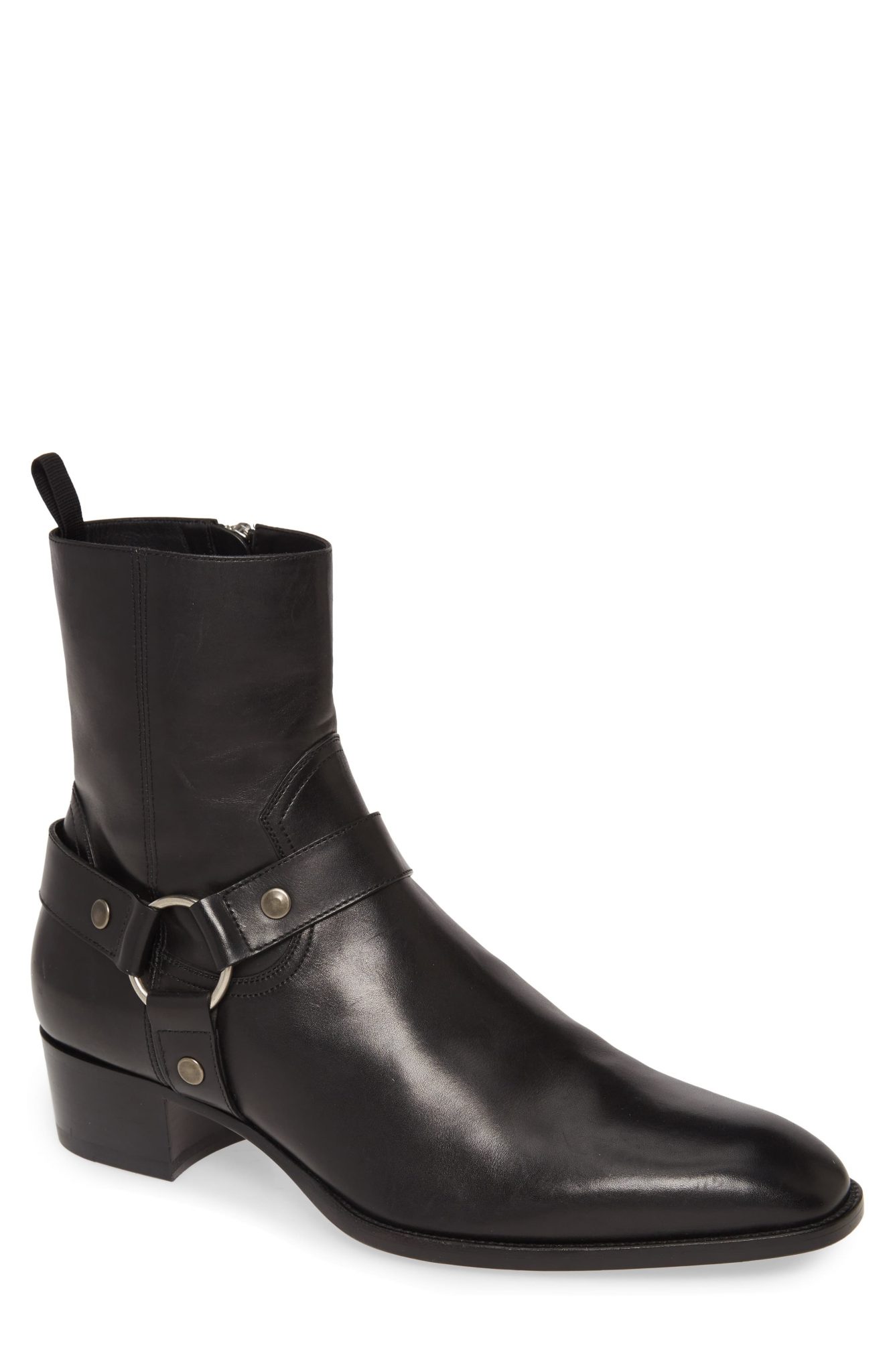 Men’s Saint Laurent Wyatt Harness Boot, Size 8US / 41EU - Black | The ...