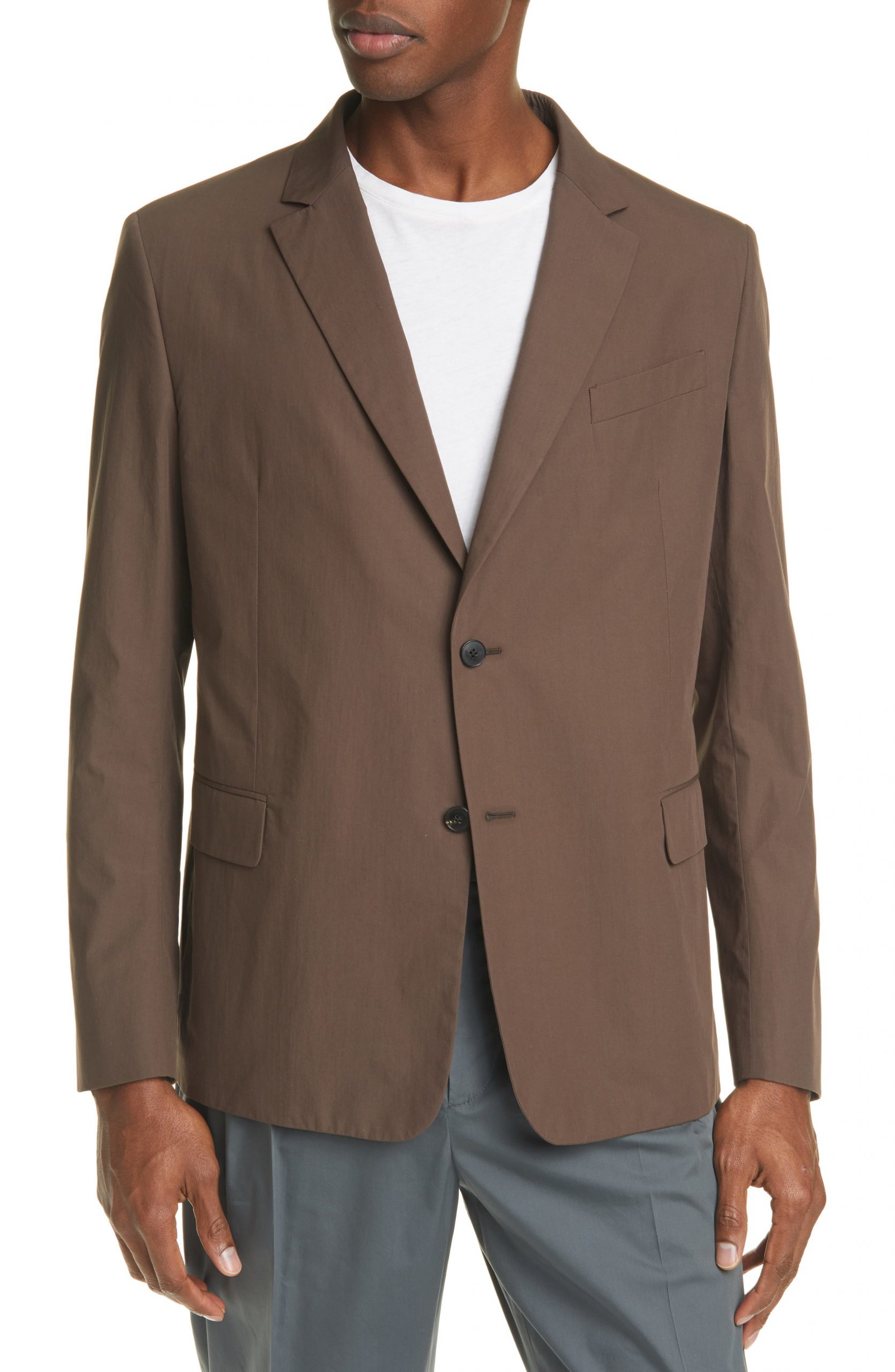 Men’s Valentino Single Breasted Sport Coat, Size 48 EU - Brown | The ...