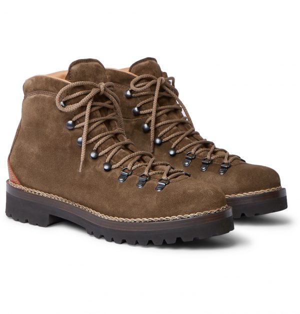 Ralph Lauren Purple Label - Suede Boots - Men - Brown | The Fashionisto