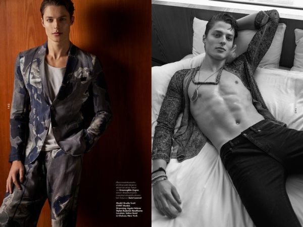 Brodie Scott 2020 L'Officiel Hommes Thailand